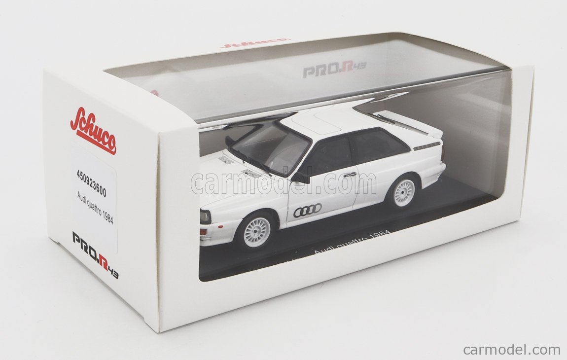 SCHUCO 450923600 Scale 1/43 | AUDI QUATTRO 1984 WHITE