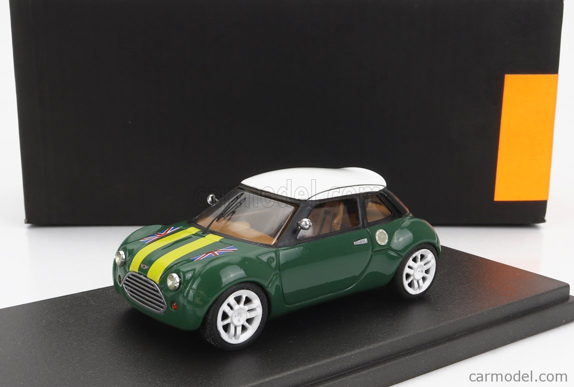 REMEMBER 172553 Scale 1/43 | AUSTIN MINI ACV 30 CONCEPT 1997 GREEN WHITE YELLOW