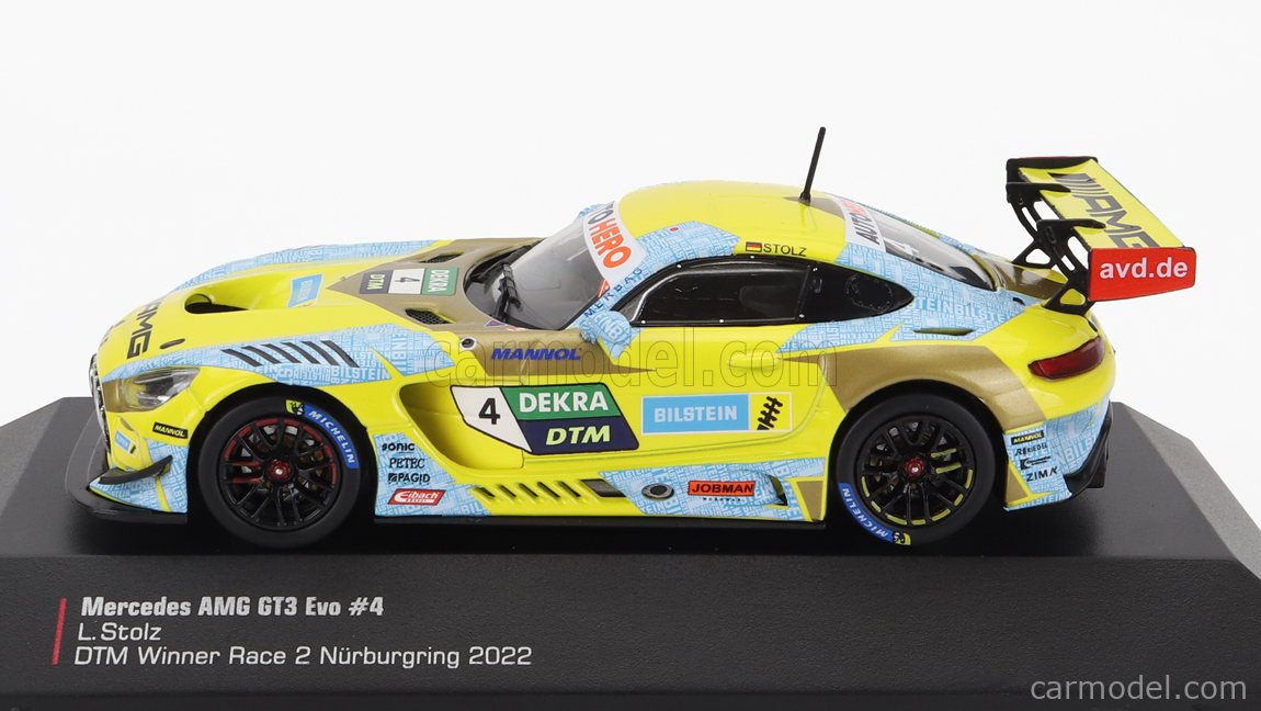 IXO-MODELS HRT-I-AMG-22-4304-DT Scale 1/43 | MERCEDES BENZ AMG GT3 TEAM ...