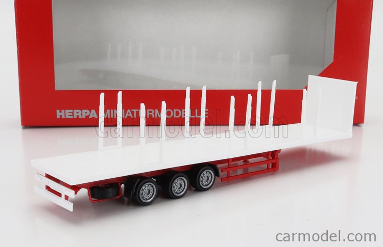 HERPA 076845 Scale 1/87 | TRAILER TRAILER PIANALE FOR TRUCK - RIMORCHIO ...