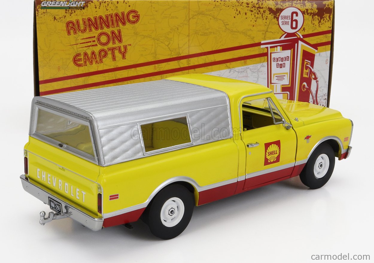 GREENLIGHT 85072 Scale 1/24 | CHEVROLET C-10 PICK-UP SHELL 1968 YELLOW ...