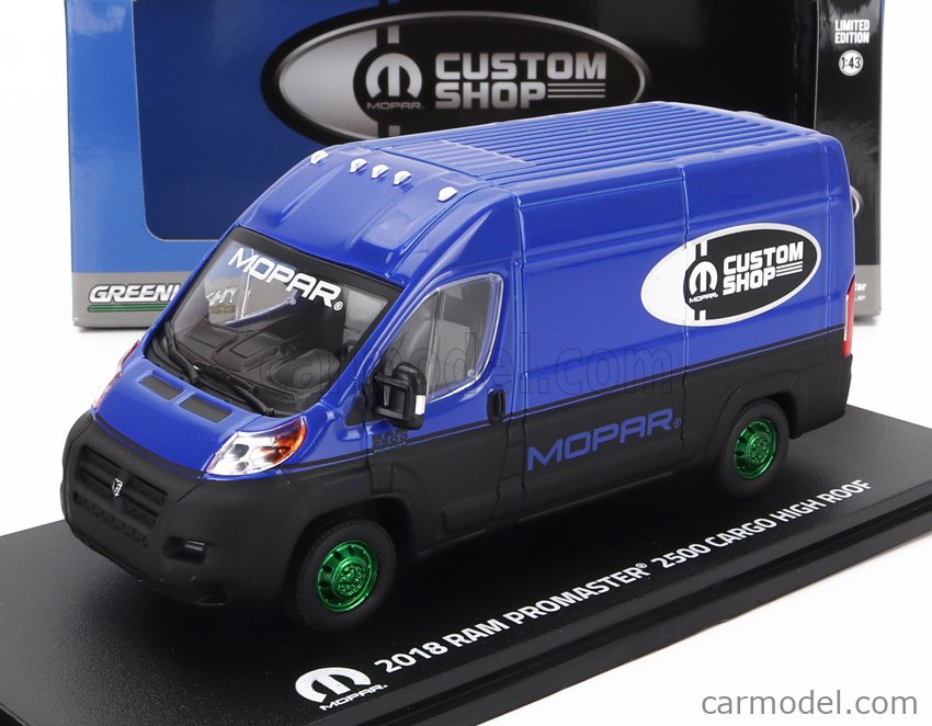 GREENLIGHT 86155-GRE Scale 1/43 | DODGE RAM 2500 PROMASTER VAN CARGO ...