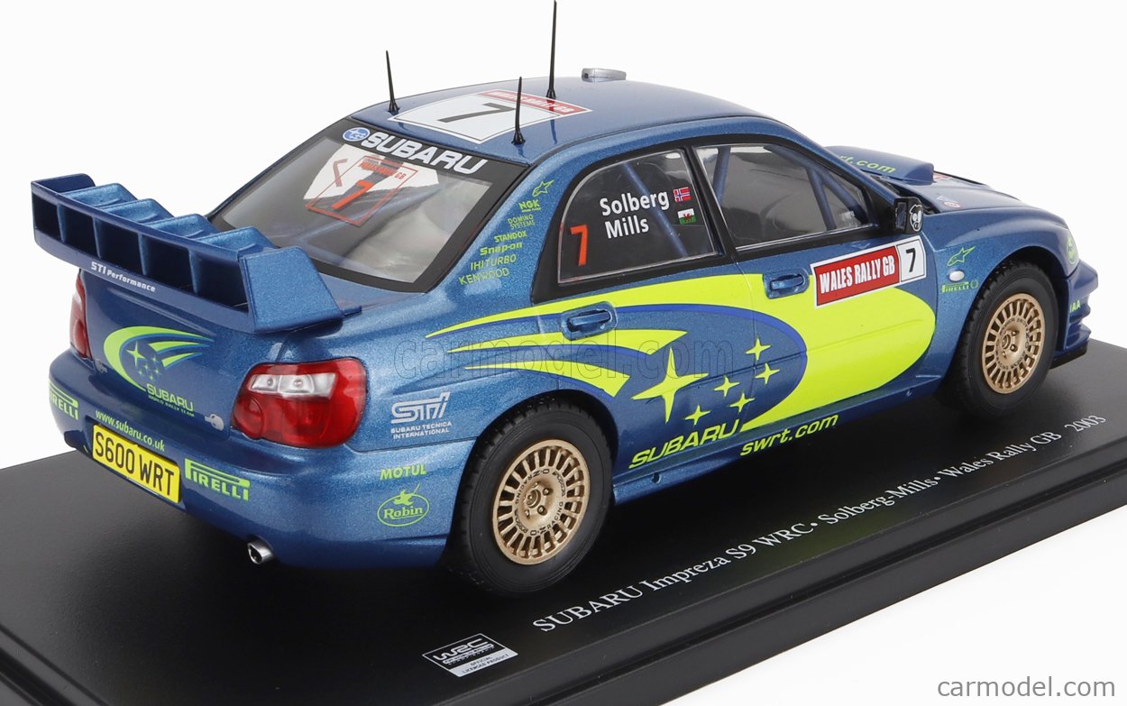 EDICOLA AAWRC008-509 Echelle 1/24 | SUBARU IMPREZA S9 WRC03 N 7 WINNER ...