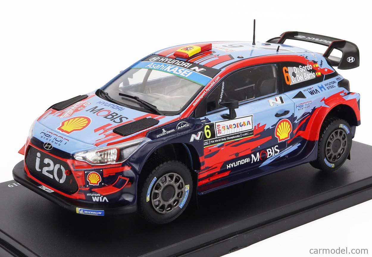 EDICOLA HACWRCFIACOLL504 Scale 1/24 | HYUNDAI i20 COUPE WRC N 6 WINNER ...