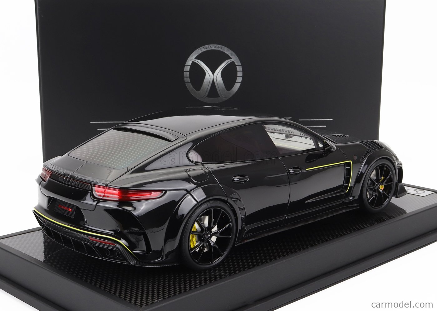 MOTORHELIX MY18-PABK Scale 1/18 | PORSCHE PANAMERA MANSORY 2019 BLACK ...