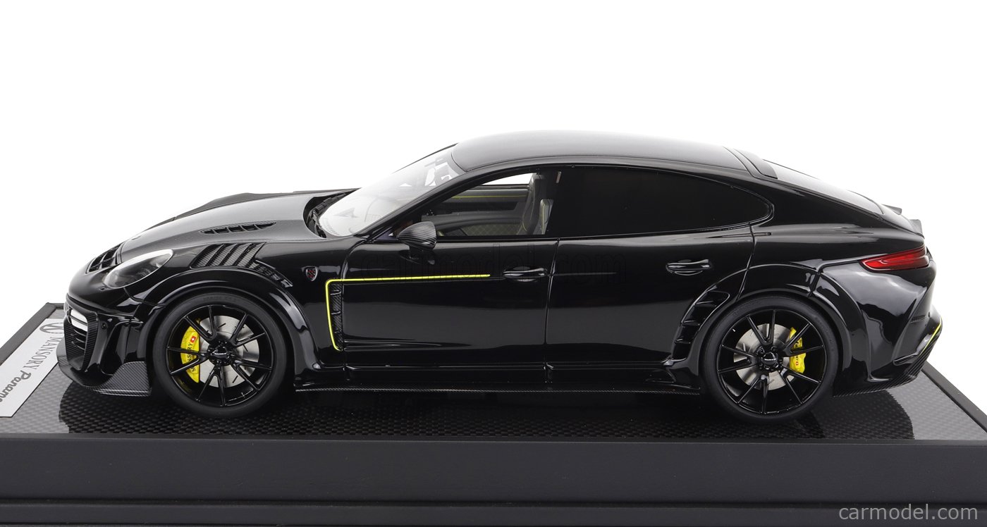 MOTORHELIX MY18-PABK Scale 1/18 | PORSCHE PANAMERA MANSORY 2019 BLACK ...
