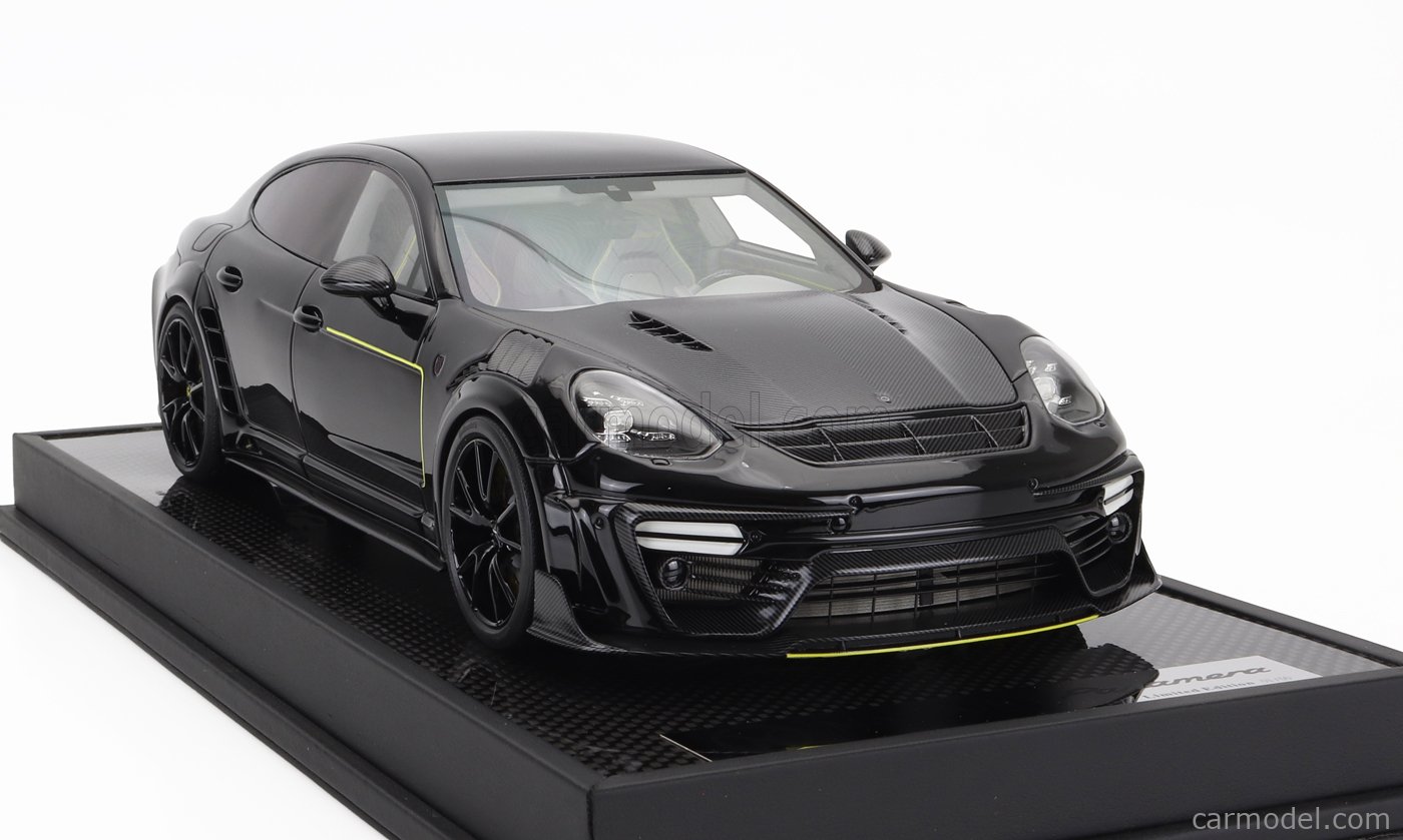 MOTORHELIX MY18-PABK Scale 1/18 | PORSCHE PANAMERA MANSORY 2019 BLACK ...