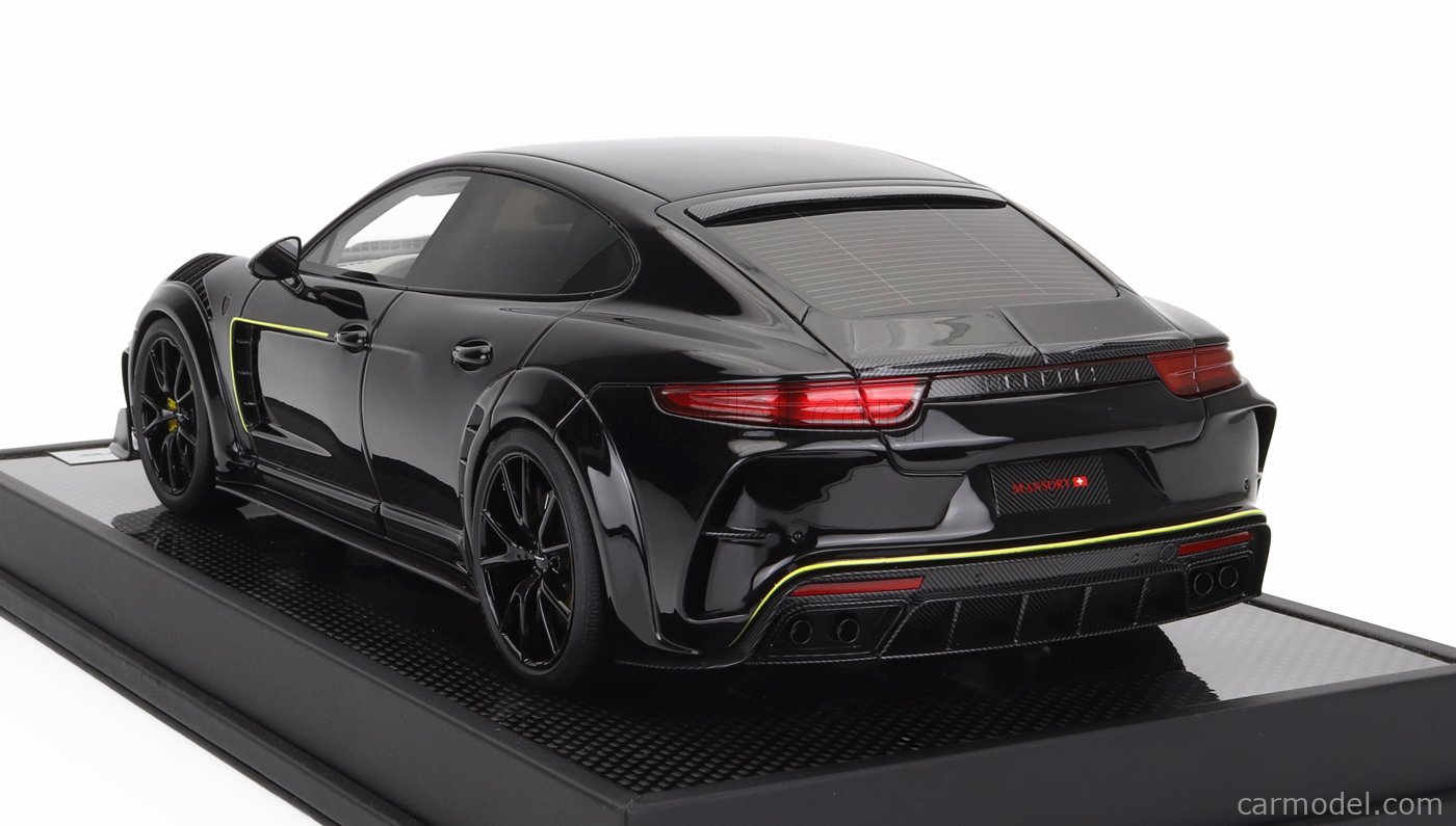 MOTORHELIX MY18-PABK Scale 1/18 | PORSCHE PANAMERA MANSORY 2019 BLACK ...