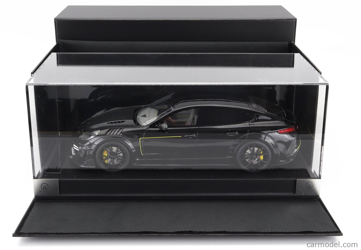MOTORHELIX MY18-PABK Scale 1/18 | PORSCHE PANAMERA MANSORY 2019 BLACK ...