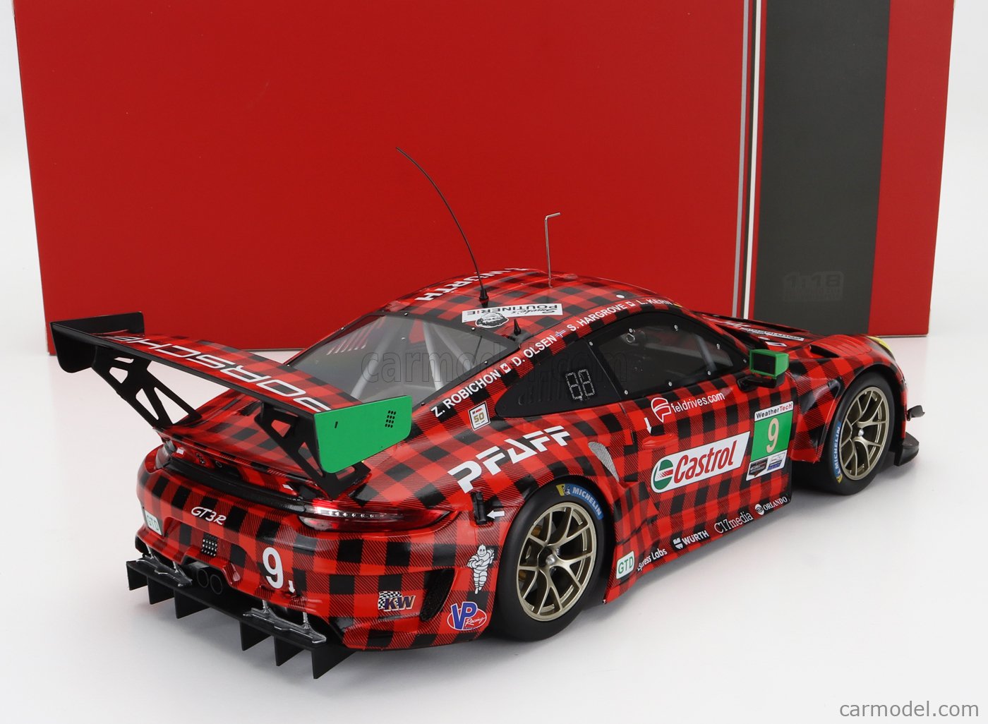 IXO-MODELS LEGT18-23002 Scala 1/18 | PORSCHE 911 911-2 GT3 R TEAM PFAFF ...