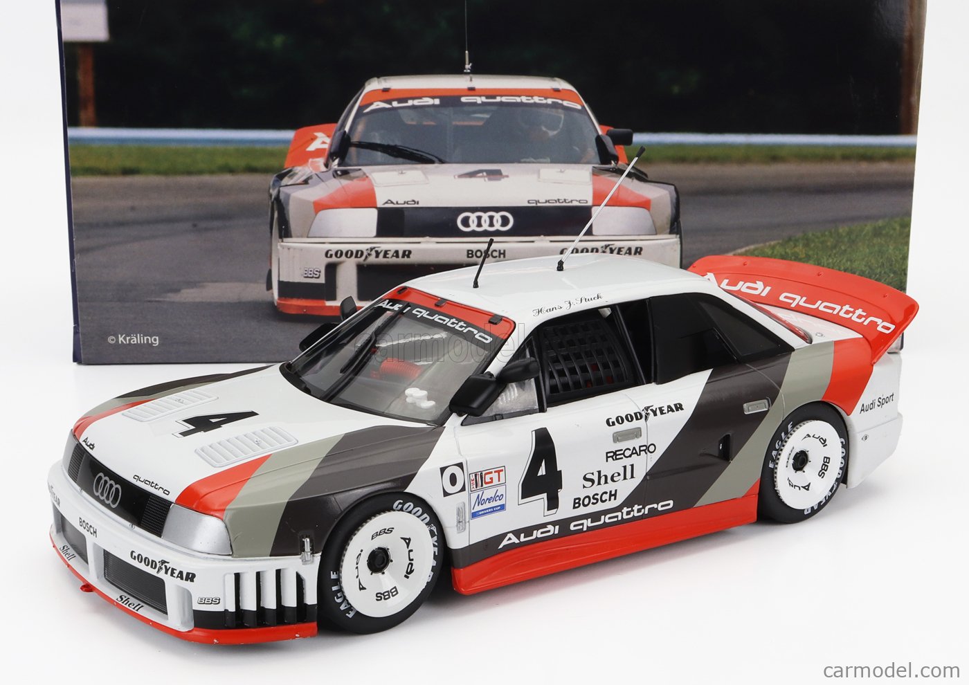 WERK83 W1806001 Scale 1/18 | AUDI 90 QUATTRO TEAM AUDI SPORT N 4 WINNER ...