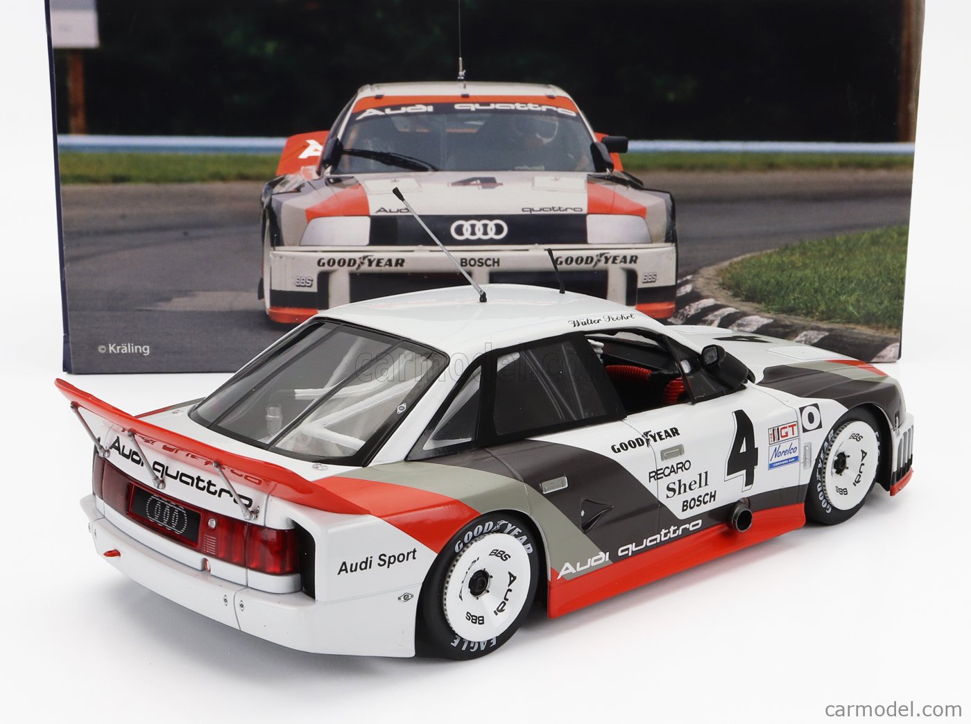WERK83 W1806001 Scale 1/18 | AUDI 90 QUATTRO TEAM AUDI SPORT N 4 WINNER ...