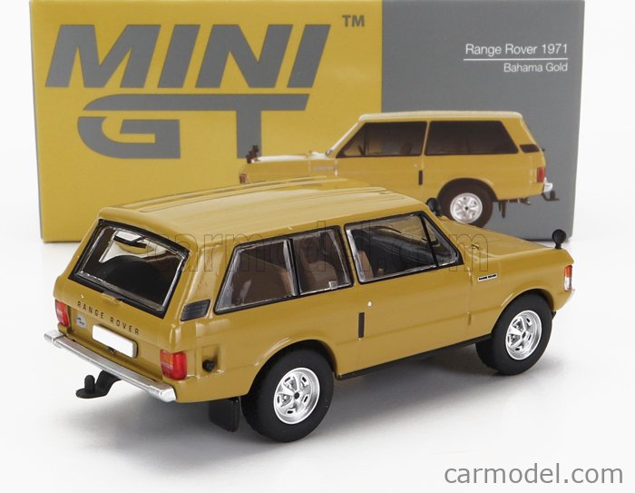MINI-GT MGT00495-L Scale 1/64 | LAND ROVER RANGE ROVER 1971 BEIGE