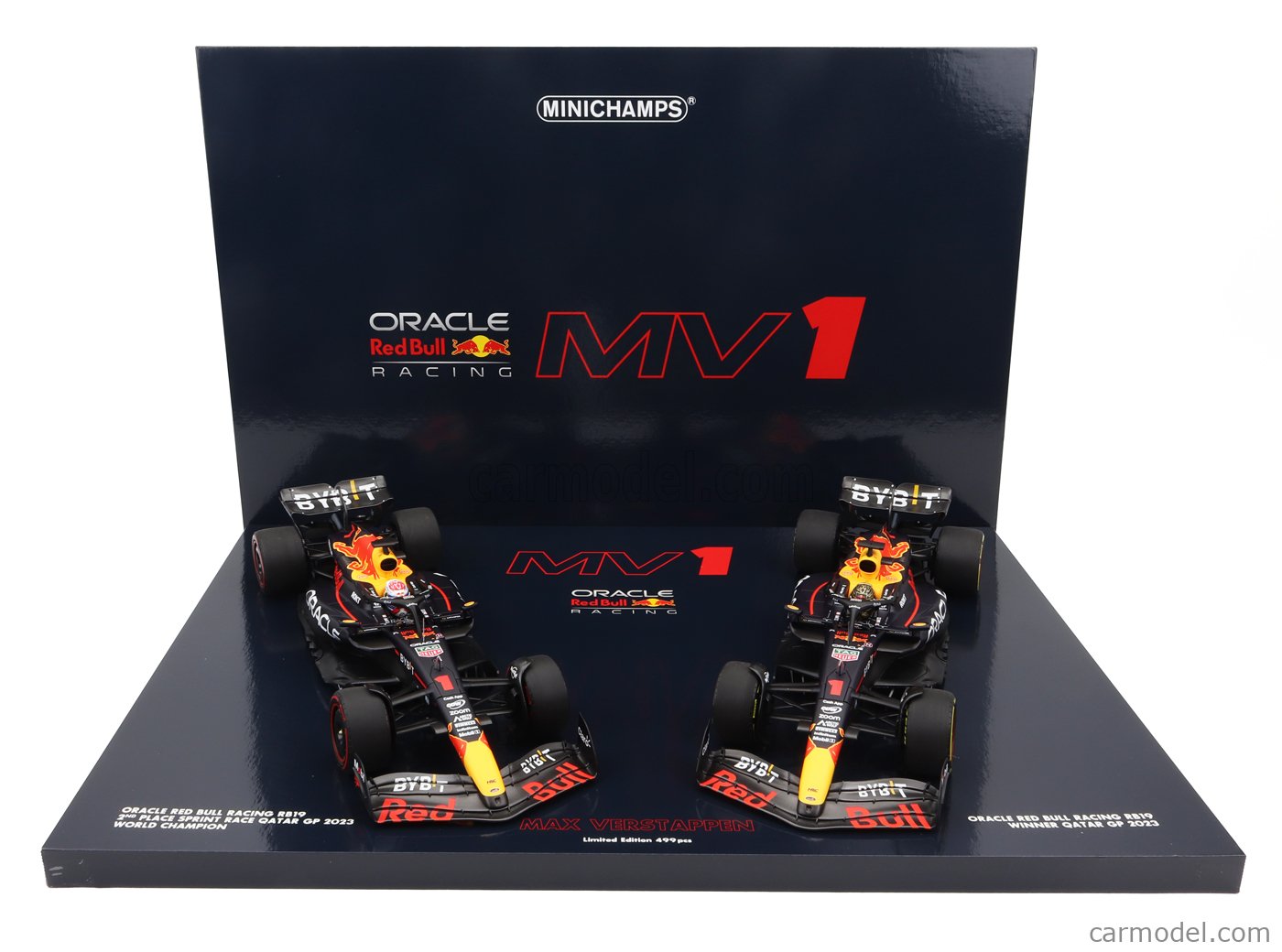 MINICHAMPS 112231801 Scale 1/18 | RED BULL SET 2X F1 RB19 TEAM ORACLE ...