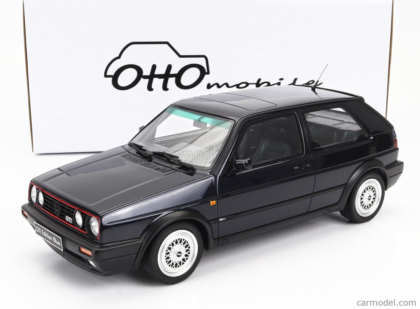 OTTO-MOBILE OT1030 Scala 1/18 | VOLKSWAGEN GOLF MKII GTi 1991 BLUE