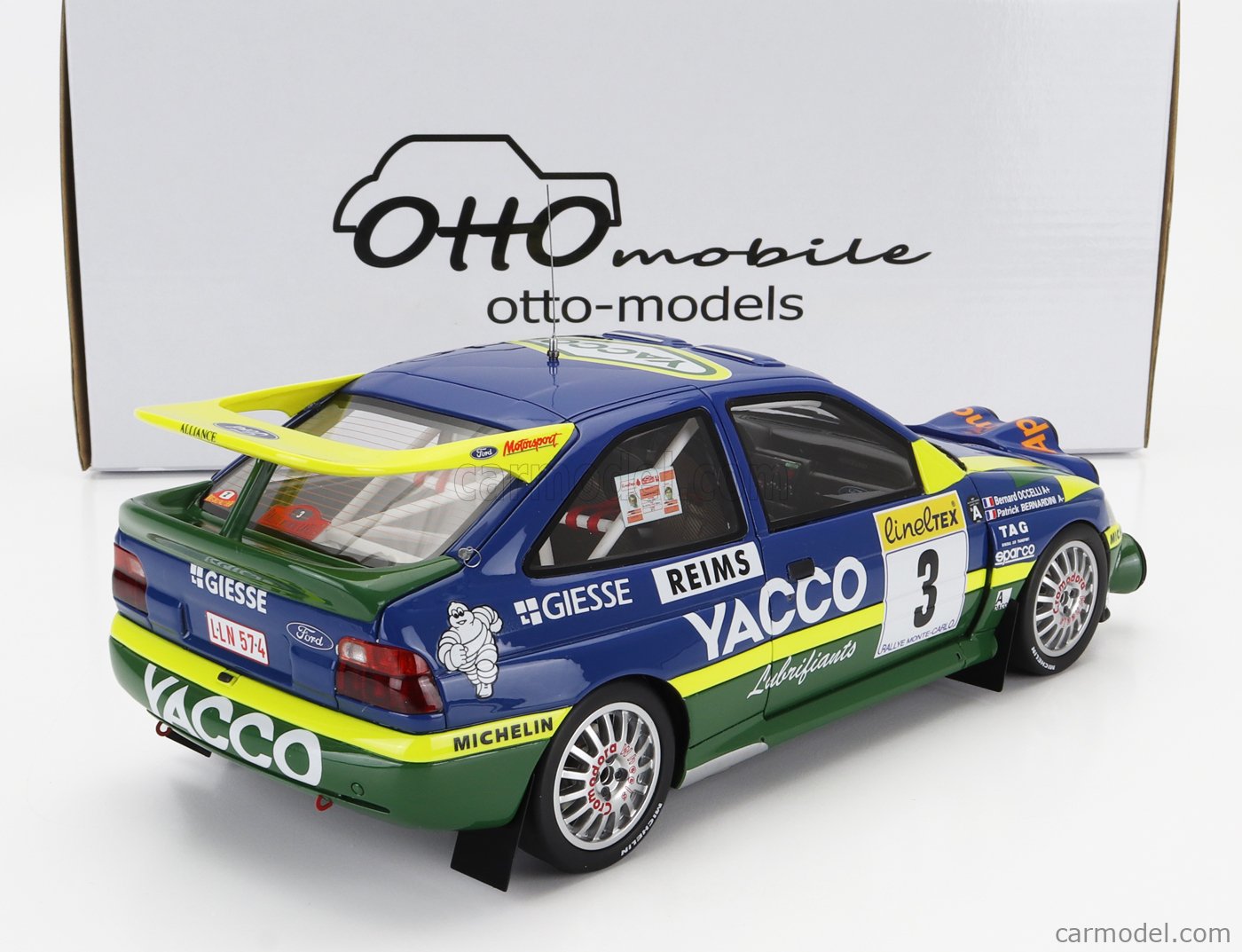 OTTO-MOBILE OT1028 Scale 1/18 | FORD ENGLAND ESCORT RS COSWORTH TEAM ...