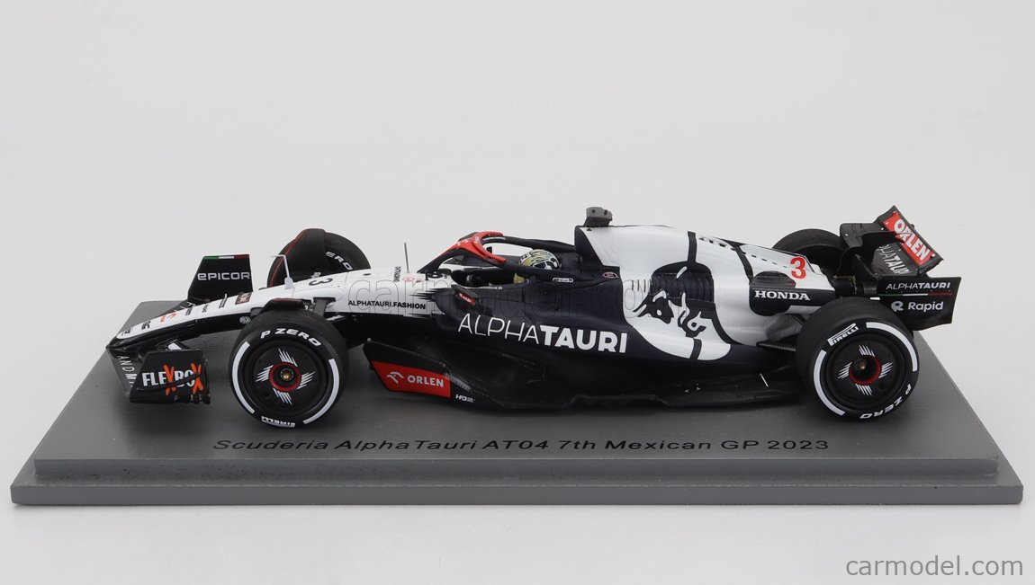 SPARK-MODEL S8914 Scale 1/43 | ALPHA TAURI F1 AT04 TEAM ALPHA TAURI N 3 MEXICO GP 2023 DANIEL ...