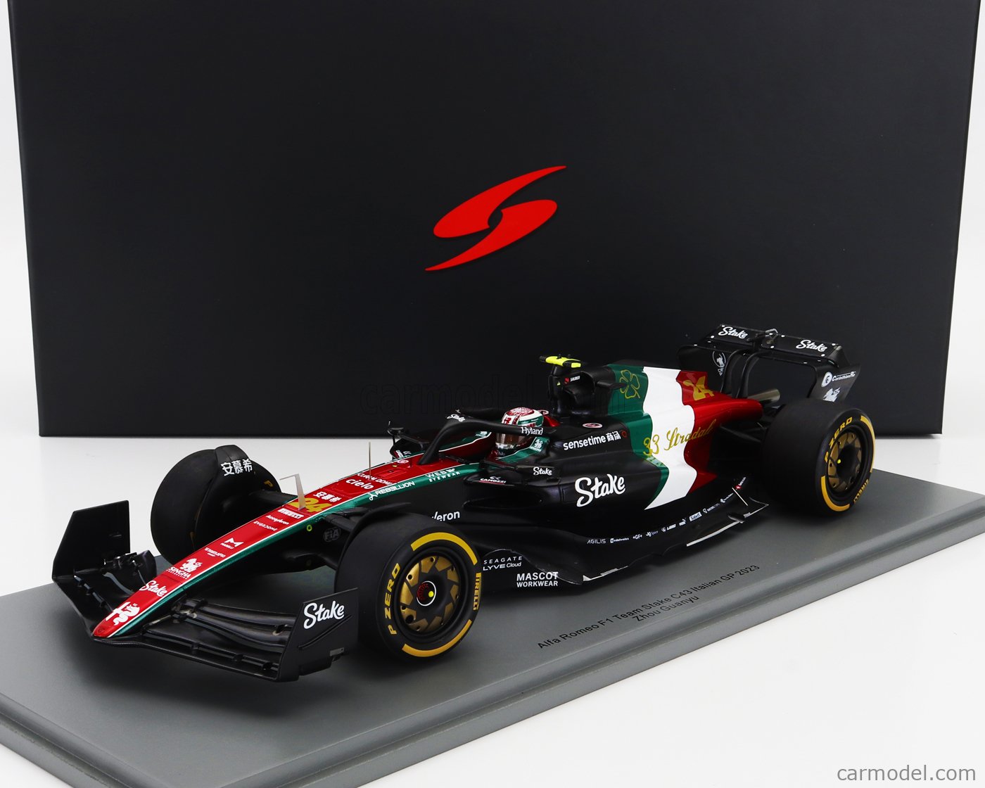 SPARK-MODEL 18S971 Scale 1/18 | ALFA ROMEO F1 C43 TEAM STAKE N 24 MONZA ...