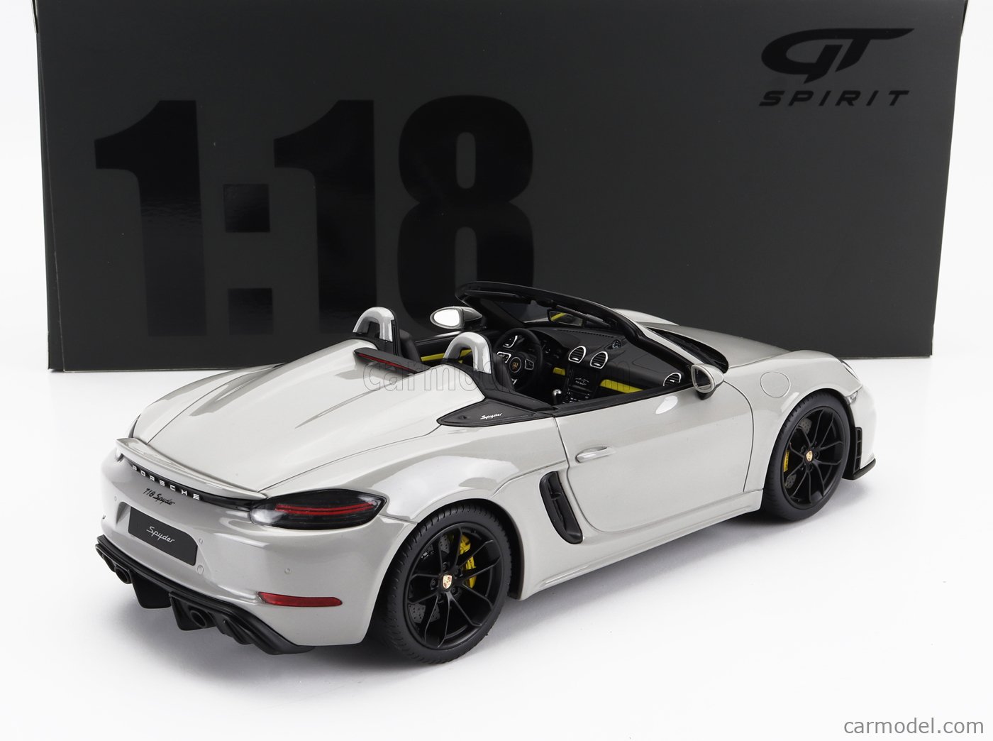 GT-SPIRIT GT436 Scale 1/18 | PORSCHE 718 (982) SPIDER 2020 CRAYON GREY