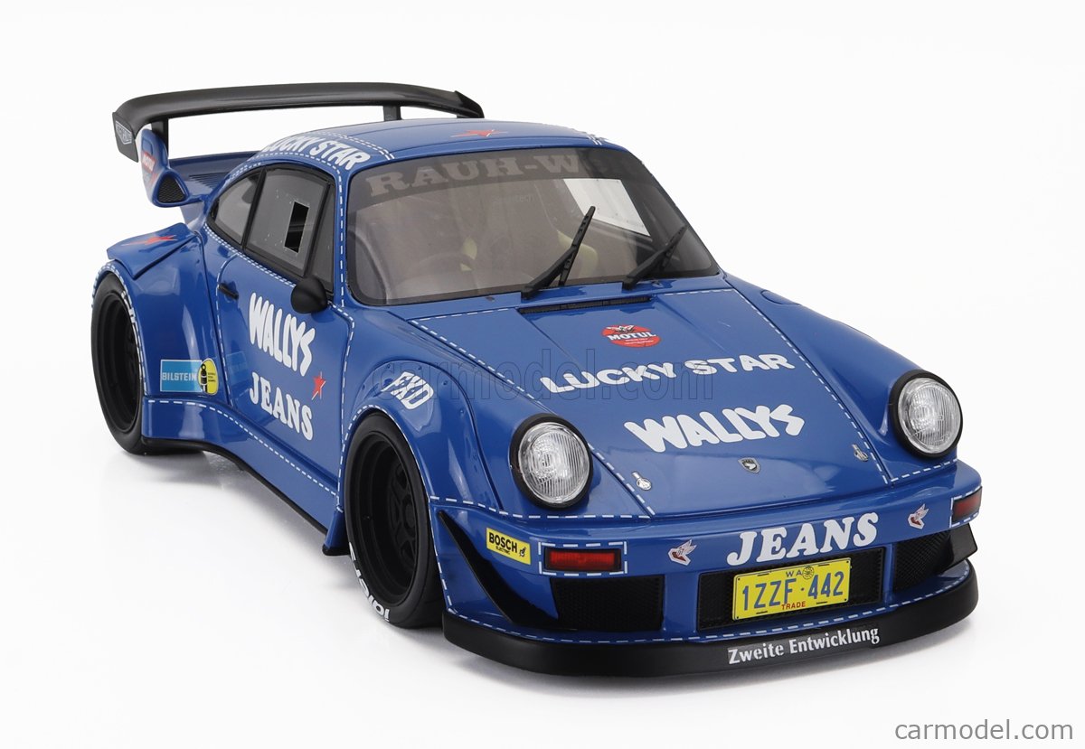 GT-SPIRIT GT448 Scale 1/18 | PORSCHE 911 964 RWB COUPE 1993 ARROW BLUE