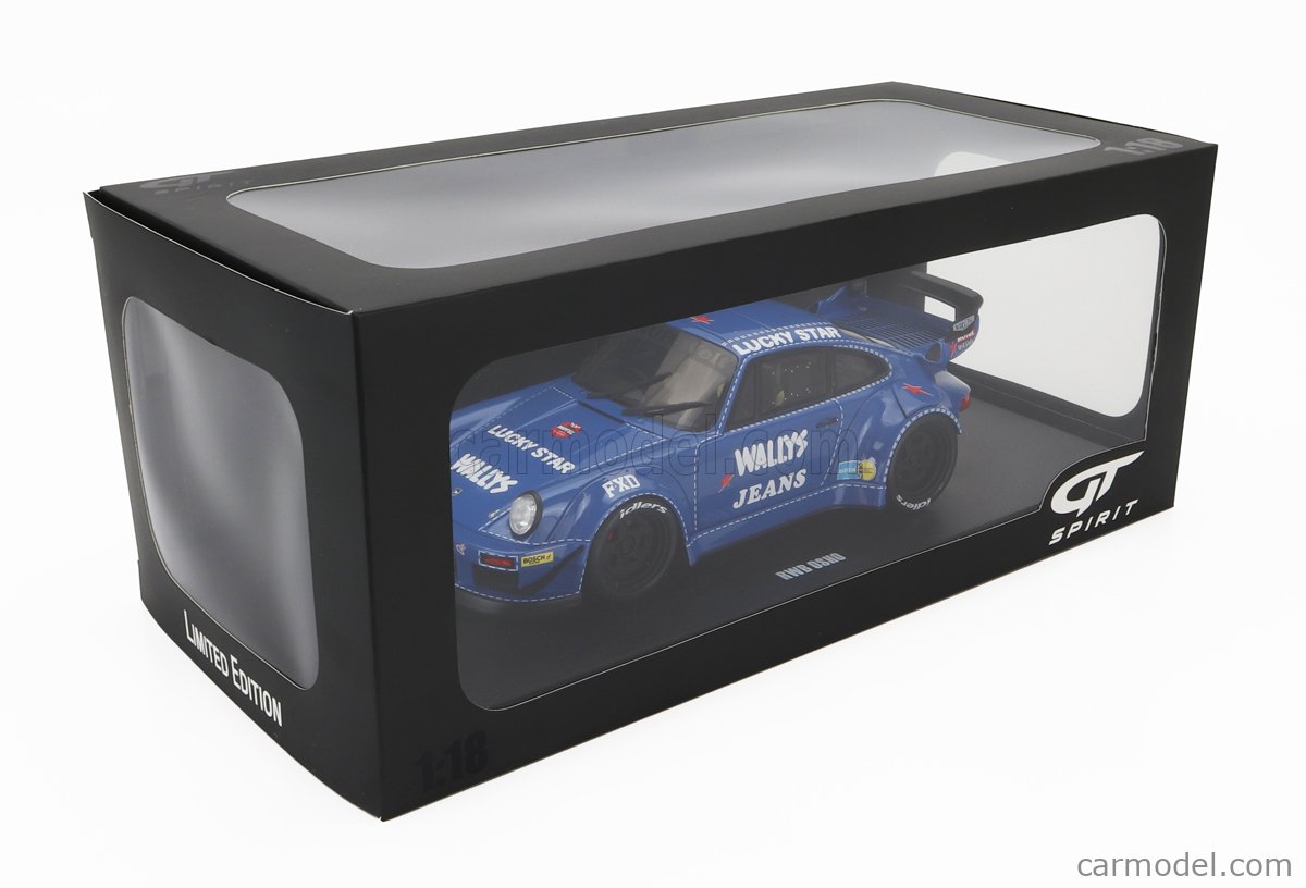 GT-SPIRIT GT448 Scale 1/18 | PORSCHE 911 964 RWB COUPE 1993 ARROW BLUE