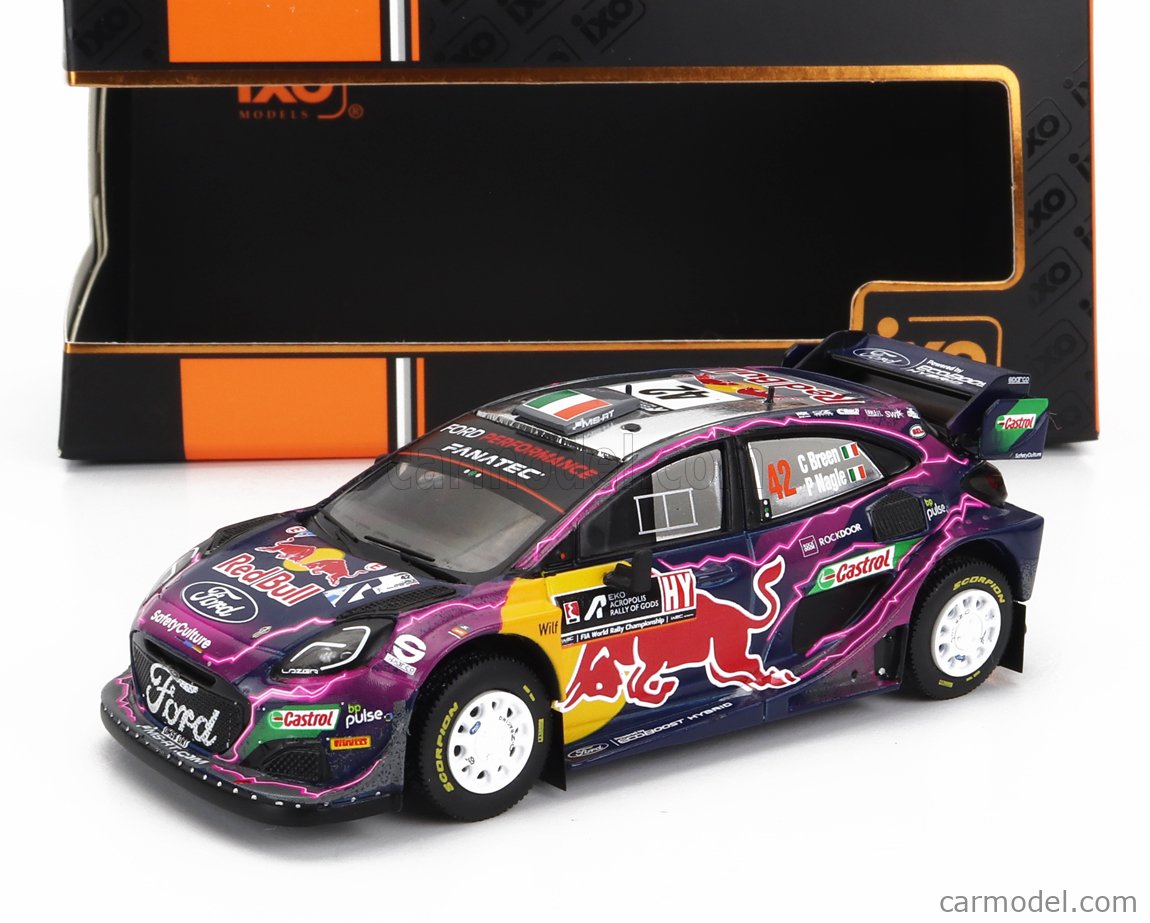 IXO-MODELS RAM899.22 Scala 1/43 | FORD ENGLAND PUMA RALLY1 RED BULL ...