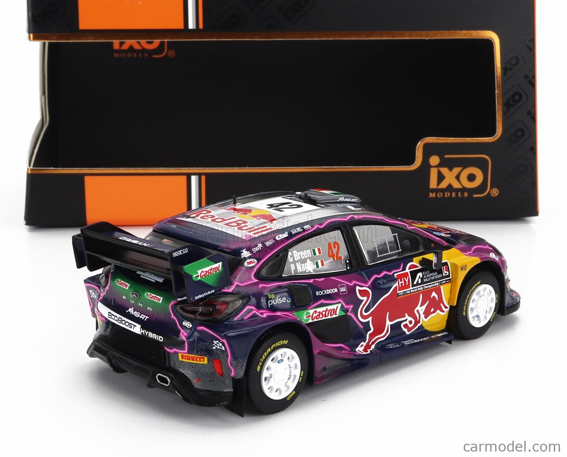 IXO-MODELS RAM899.22 Scale 1/43 | FORD ENGLAND PUMA RALLY1 RED BULL ...