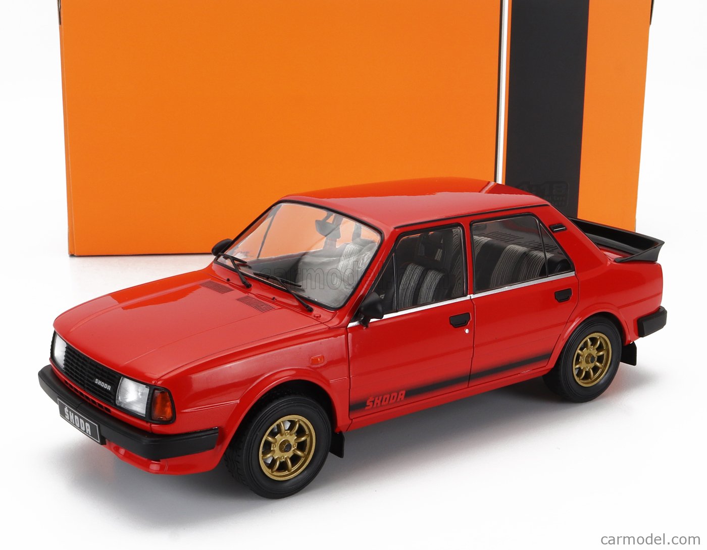 IXO-MODELS 18C-MC159.22 Scale 1/18 | SKODA 130LR 1988 RED BLACK GOLD