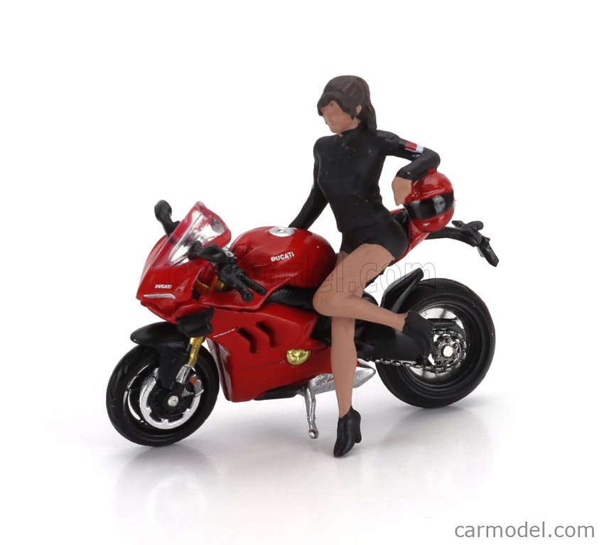 MINI-GT MGT00682 Scale 1/64 | DUCATI PANIGALE V4 WITH GIRL FIGURE 2018 ...