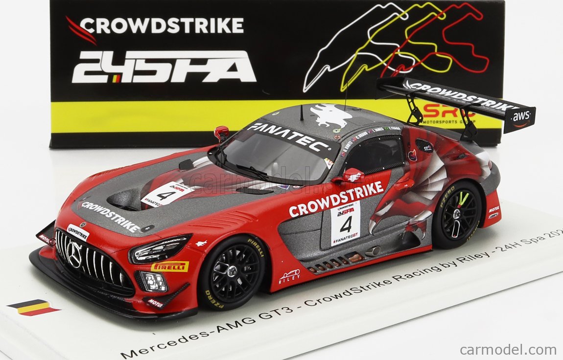 SPARK-MODEL SB723 Scala 1/43 | MERCEDES BENZ AMG GT3 TEAM CROWDSTRIKE ...