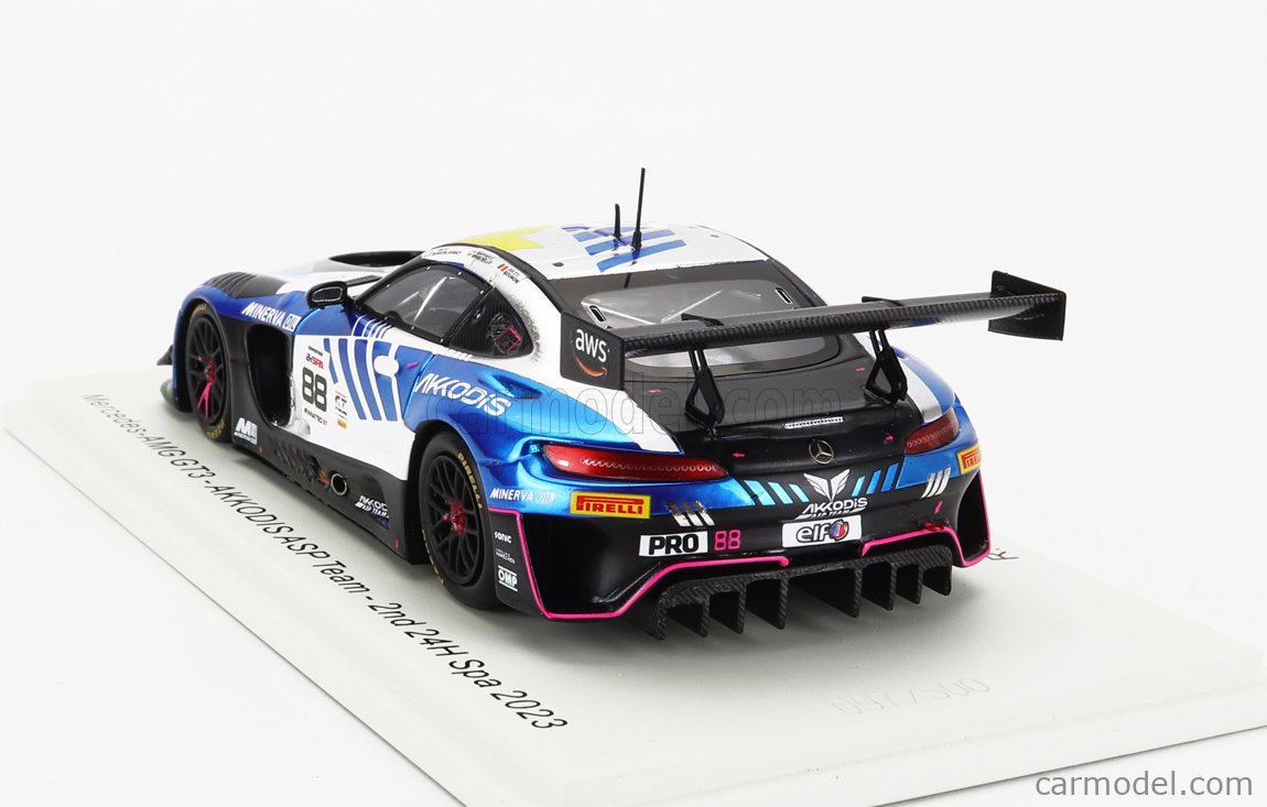 SPARK-MODEL SB701 Scale 1/43 | MERCEDES BENZ AMG GT3 TEAM AKKODIS ASP N ...