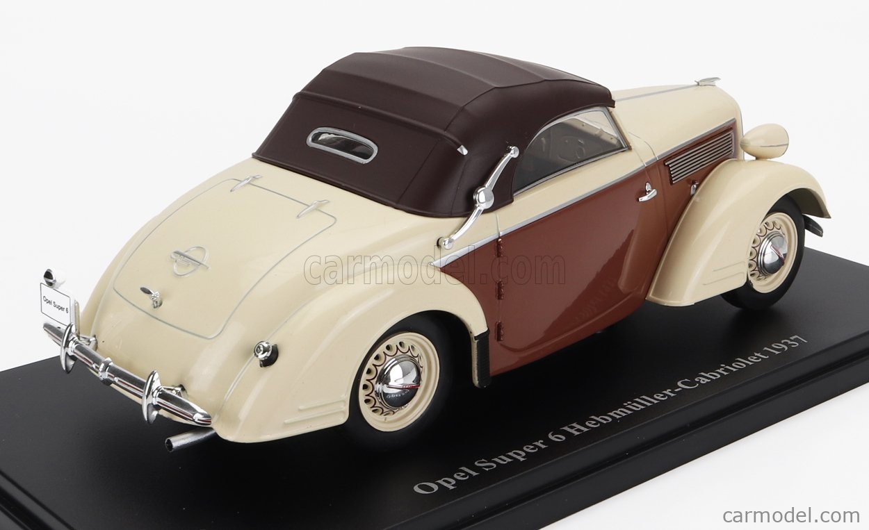EDICOLA AB24P024 Scale 1/24 | OPEL SUPER 6 HEBMULLER CABRIOLET ...