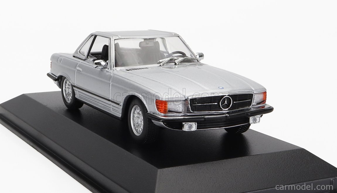 MINICHAMPS 943033453 Scale 1/43 | MERCEDES BENZ SL-CLASS 350SL (R107) HARD-TOP 1974 SILVER