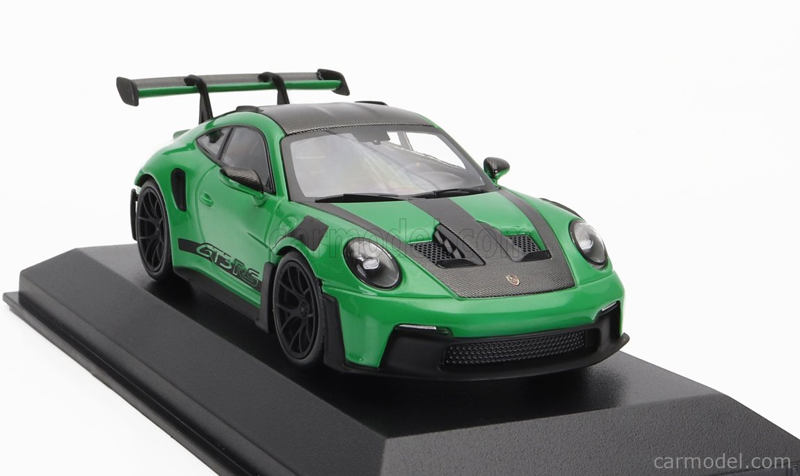 MINICHAMPS 413062112 Scale 1/43 | PORSCHE 911 992 GT3 RS COUPE WEISSACH PACKAGE 2023 GREEN BLACK