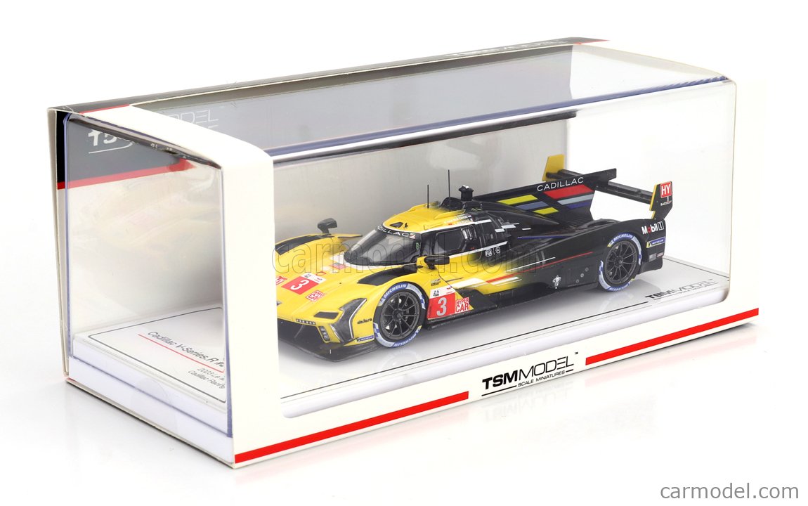 TRUESCALE TSM430756 Scale 1/43 | CADILLAC V-SERIES-R LMC55R 5.5L V8 TEAM CADILLAC RACING N 3 4th ...
