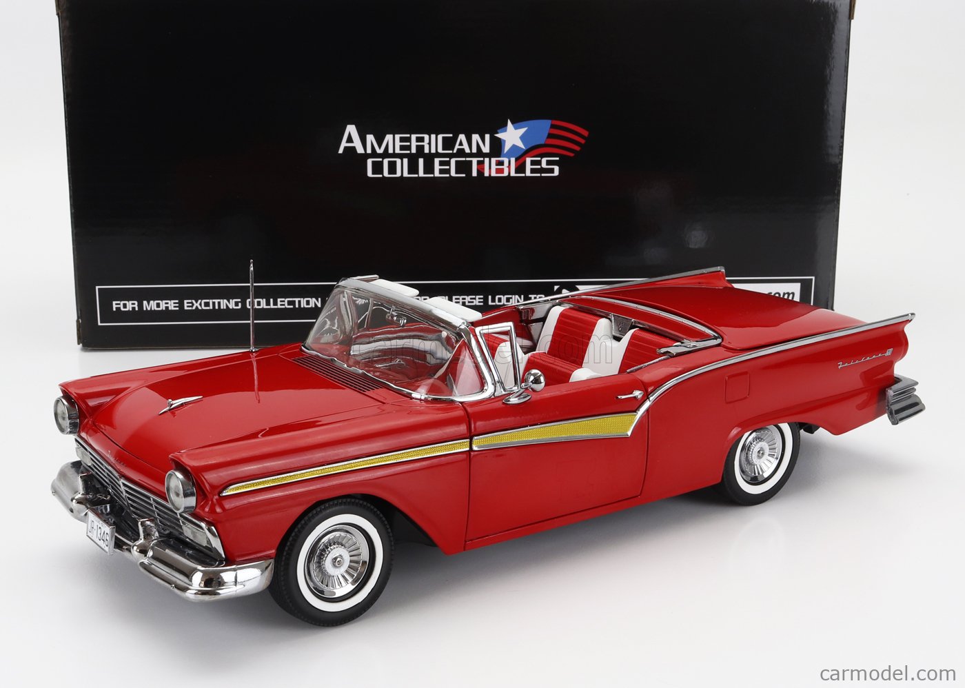 SUN-STAR 01347 Scale 1/18 | FORD USA FAIRLANE 500 SKYLINER CABRIOLET ...