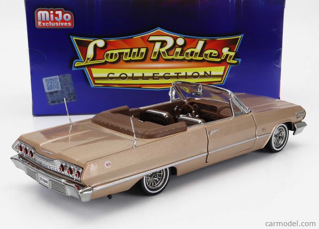 WELLY WE22434LRW-GLD Scale 1/24 | CHEVROLET IMPALA CABRIOLET OPEN LOW ...