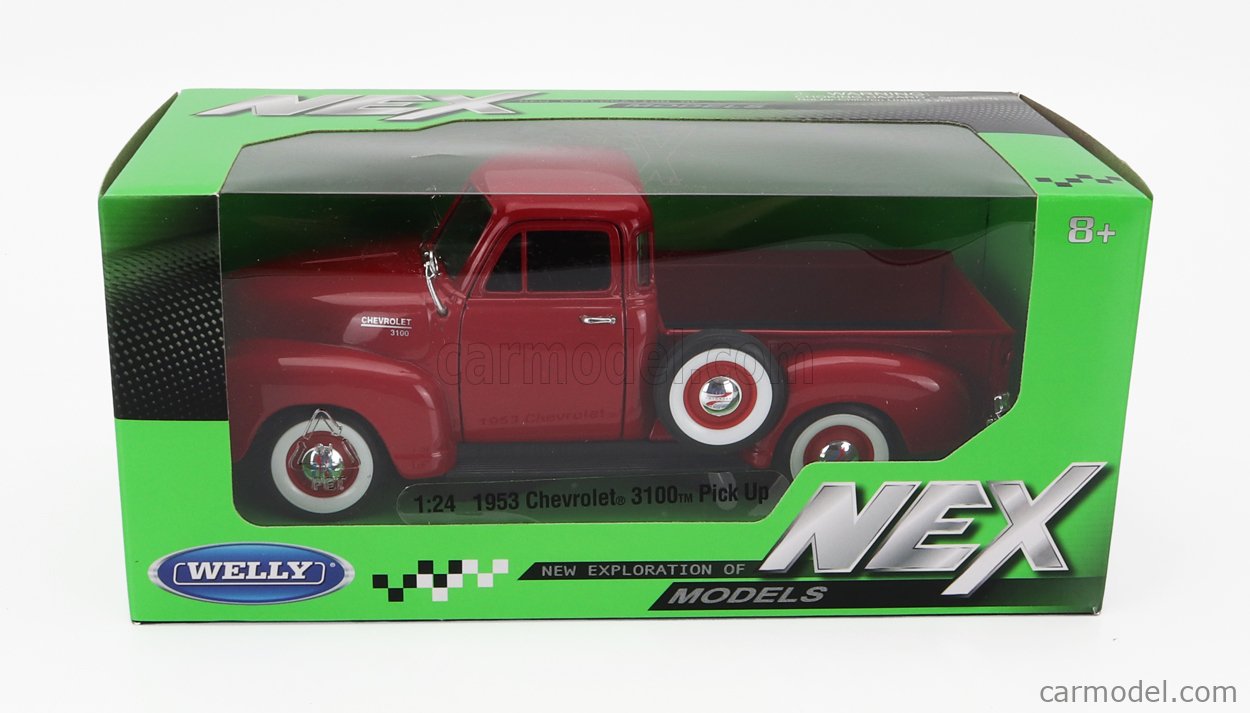 WELLY WE22087R Scale 1/24 | CHEVROLET 3100 PICK-UP 1953 RED