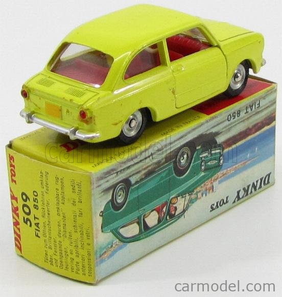 DINKY FRANCE 509 Escala 1/43 | FIAT 850 YELLOW
