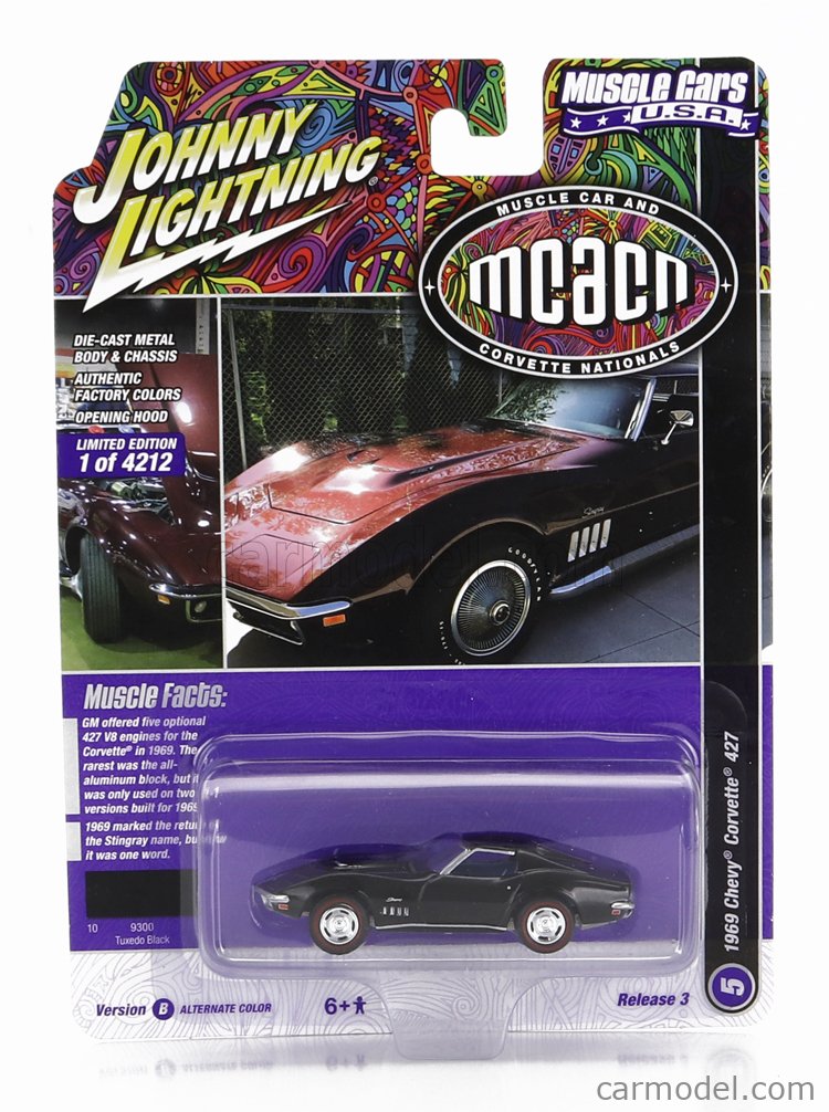 JOHNNY LIGHTNING JLSP291B-JLMC031 Scale 1/64 | CHEVROLET CORVETTE 427 ...