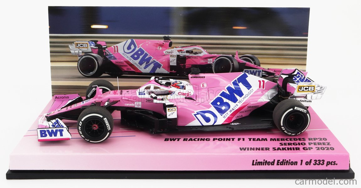 MINICHAMPS 447201611 Scale 1/43 | MERCEDES BWT F1 RP20 TEAM SPORTPESA ...