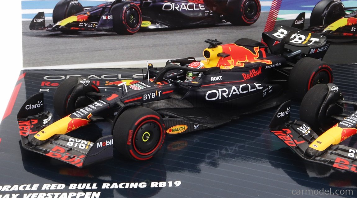 MINICHAMPS 447239111 Scala 1/43 | RED BULL SET 2X F1 RB19 TEAM ORACLE ...