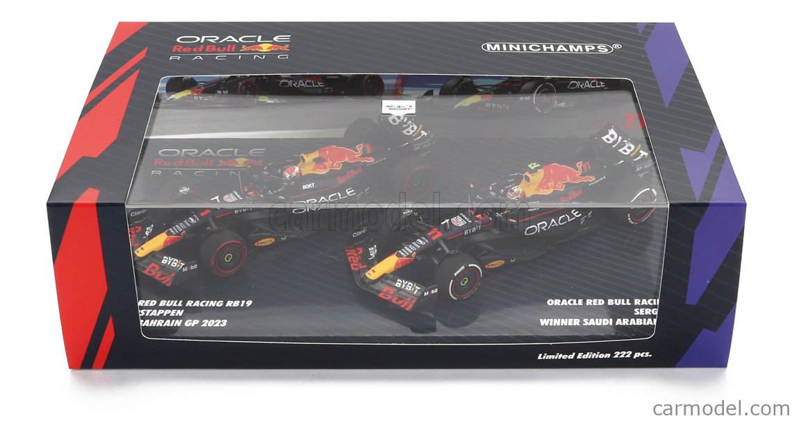 MINICHAMPS 447239111 Scale 1/43 | RED BULL SET 2X F1 RB19 TEAM ORACLE ...