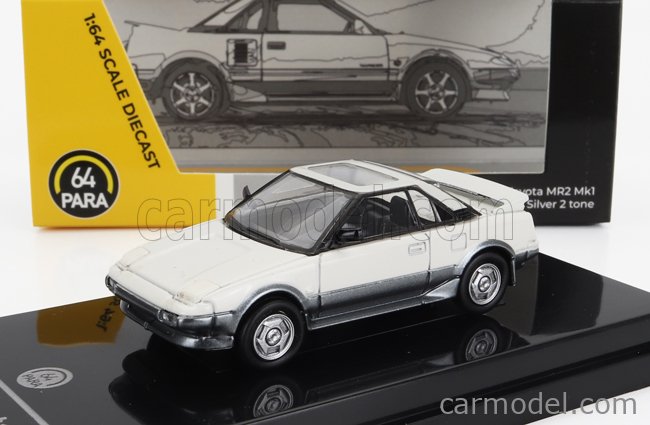 PARAGON-MODELS PA-55365 Scale 1/64 | TOYOTA MR2 MKI LHD 1985 WHITE