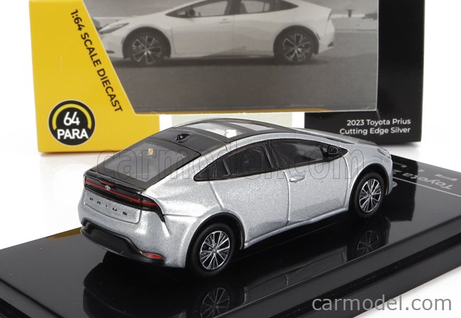 PARAGON-MODELS PA-55601 Scale 1/64 | TOYOTA PRIUS LHD 2023 SILVER