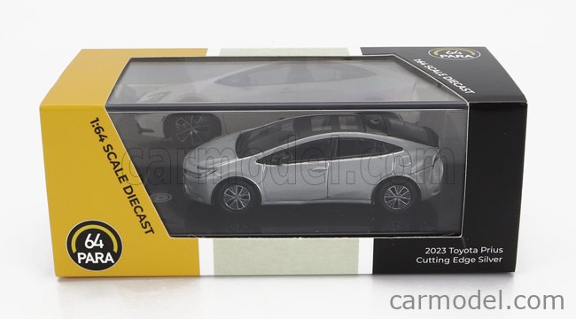 PARAGON-MODELS PA-55601 Scale 1/64 | TOYOTA PRIUS LHD 2023 SILVER