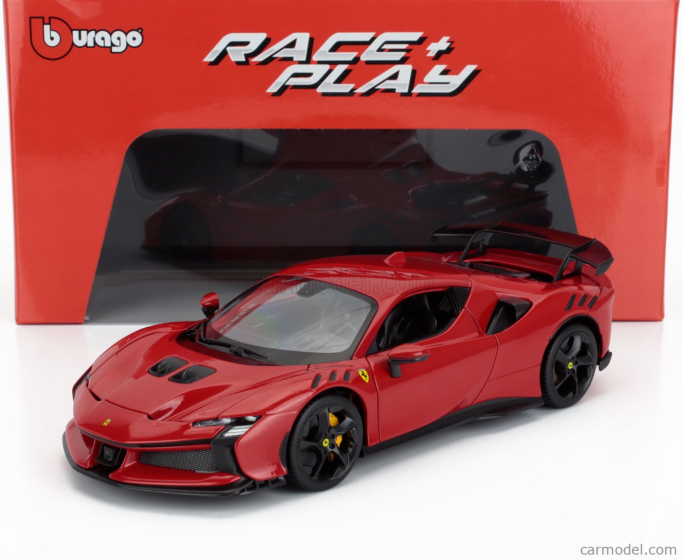 BURAGO 18-16020-02014 Scala 1/18 | FERRARI SF90 XX STRADALE 2024 ROSSO CORSA - RED BLACK