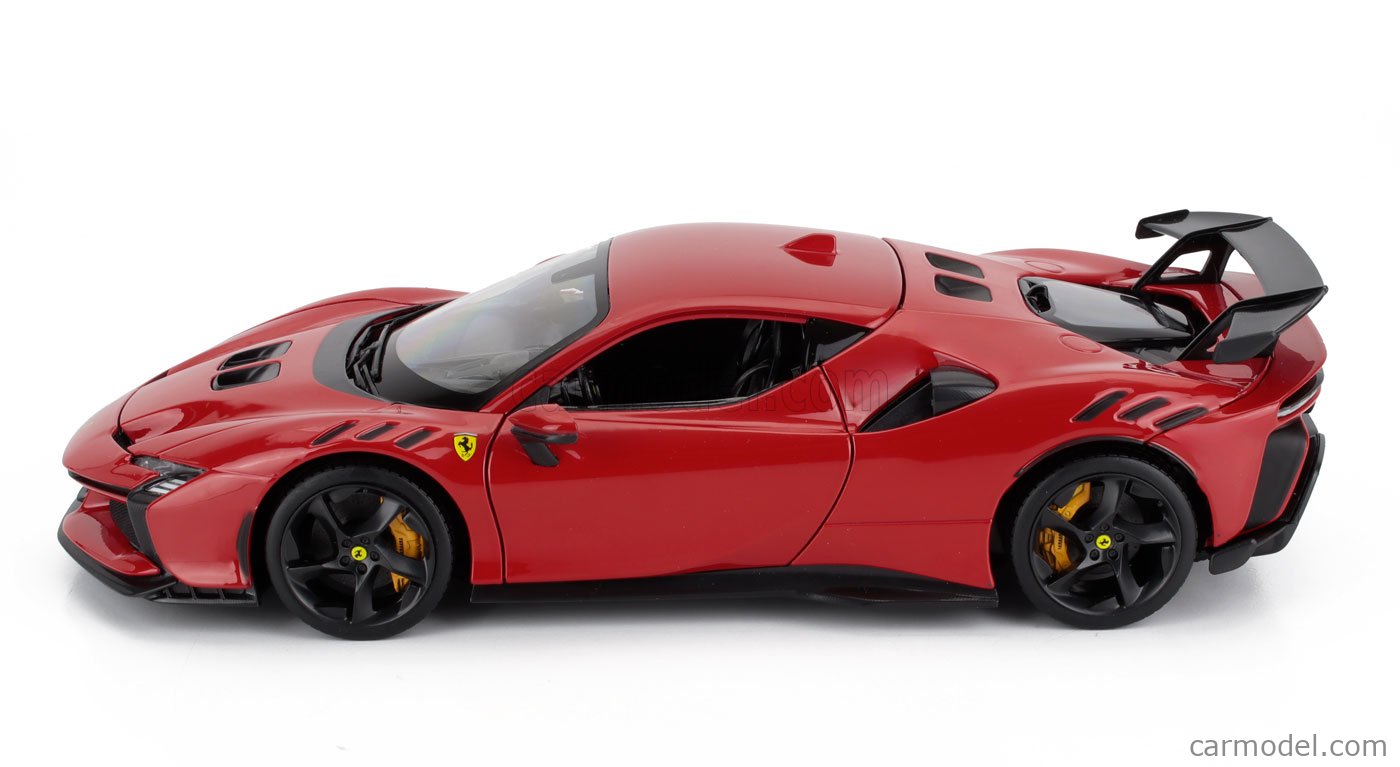 BURAGO 18-16020-02014 Scala 1/18 | FERRARI SF90 XX STRADALE 2024 ROSSO CORSA - RED BLACK