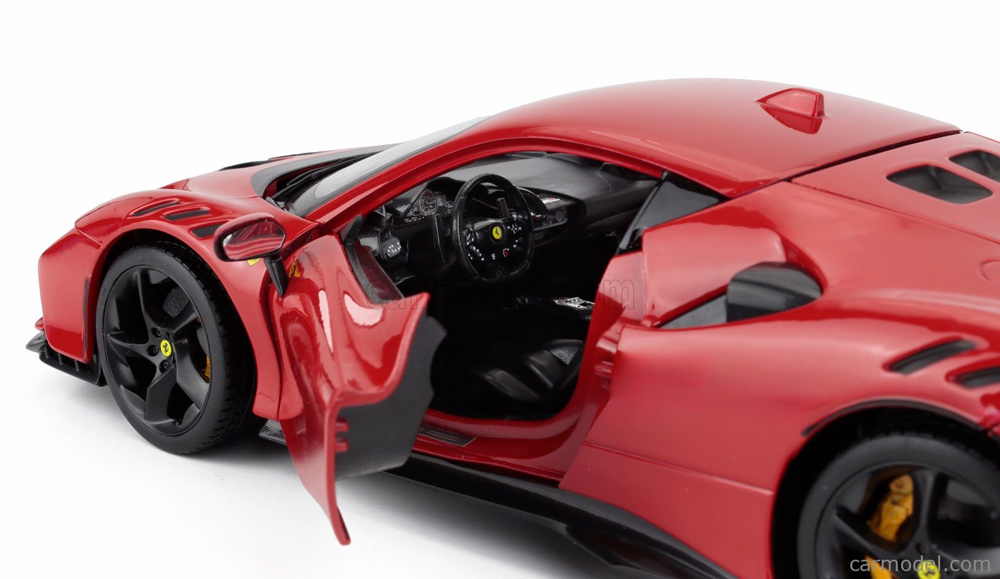 BURAGO 18-16020-02014 Scala 1/18 | FERRARI SF90 XX STRADALE 2024 ROSSO CORSA - RED BLACK