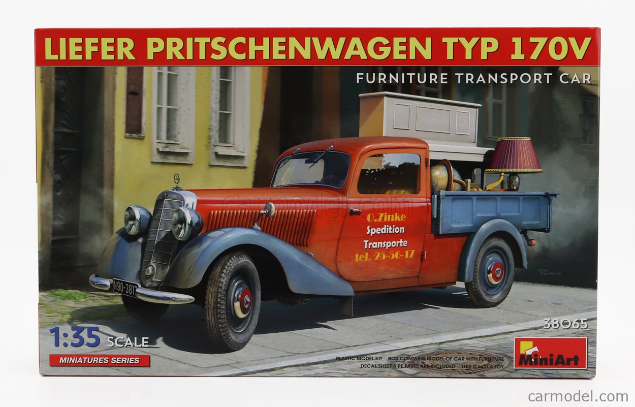 MINIART 38065 Scale 1/35 | MERCEDES BENZ TYPE 170V LIEFER ...
